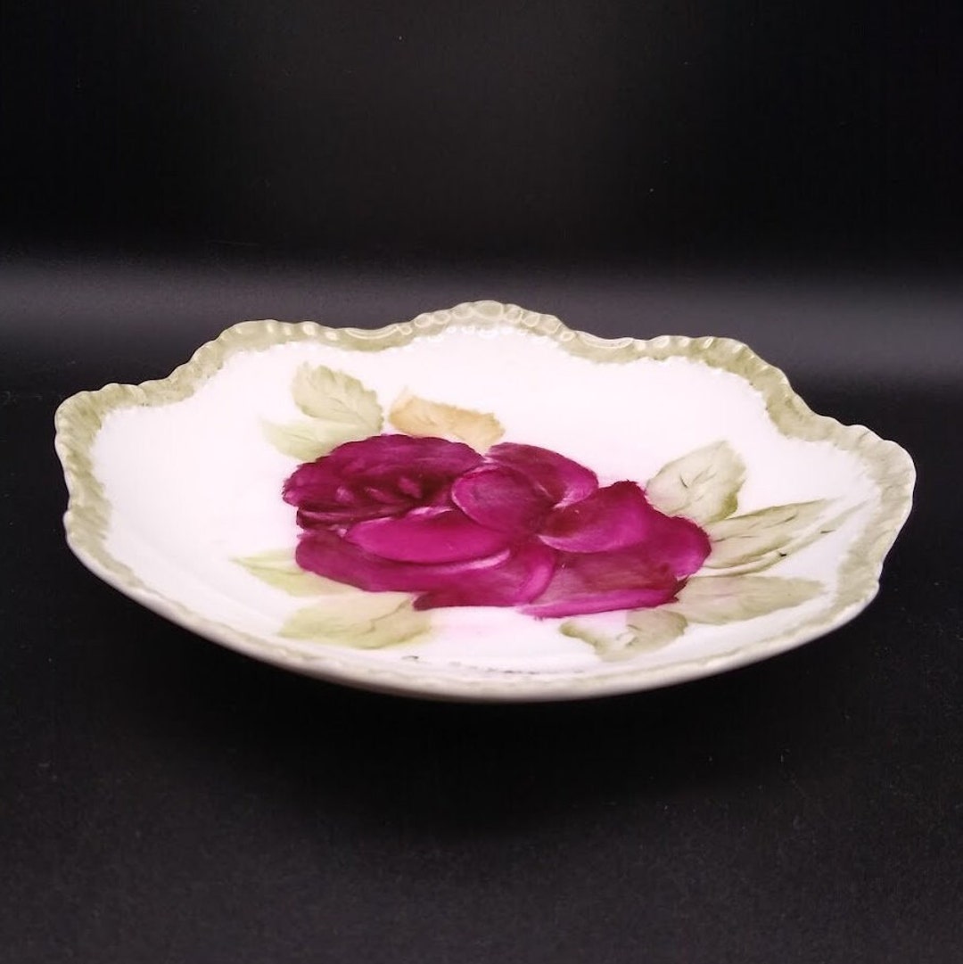 Hand Painted and Signed 6" China Plate - Etsy
