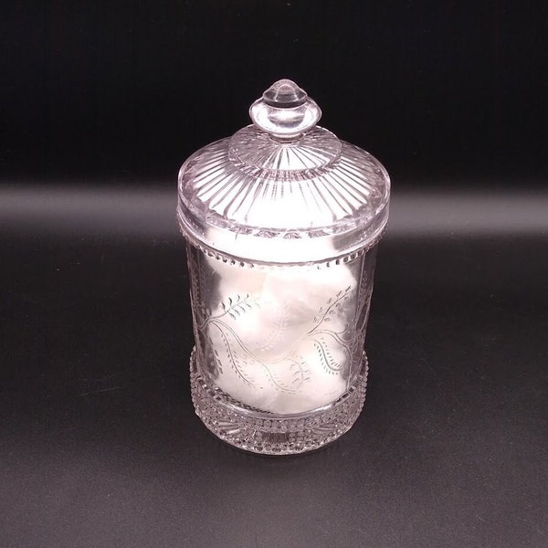 Covered Glass Container - Etsy