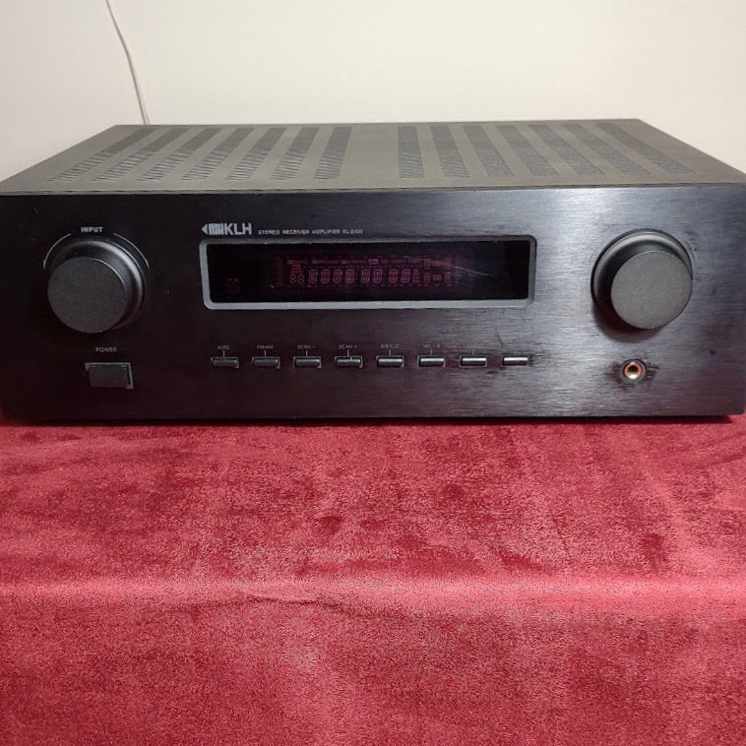 KLH KL-2400 Stereo Receiver Amplifier, Tested and Working as Intended ...