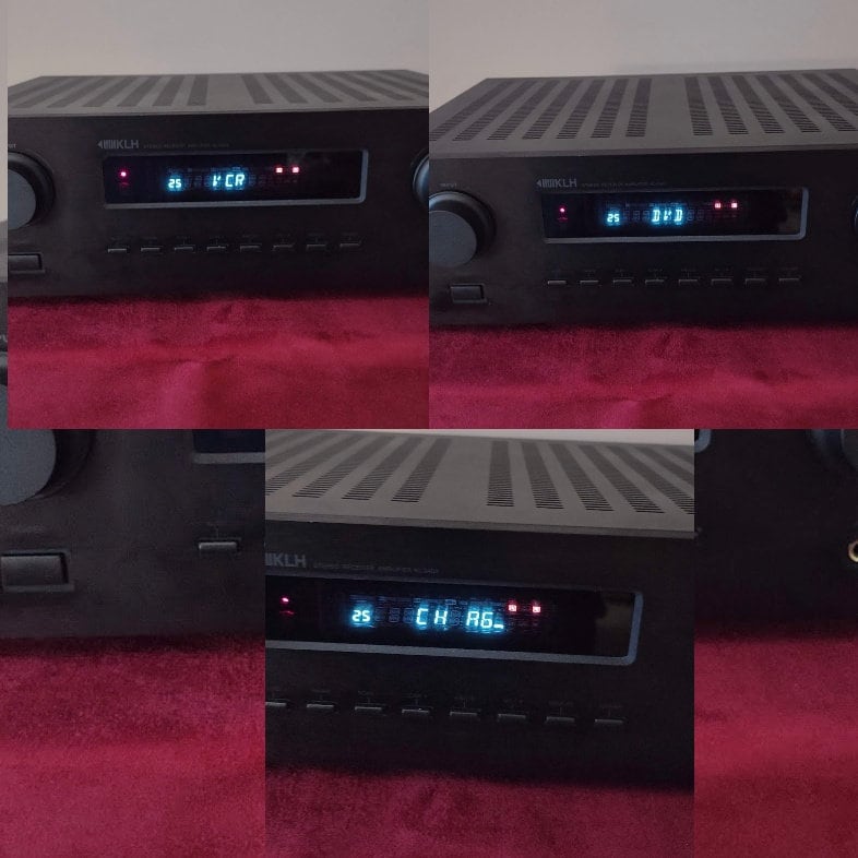 KLH KL-2400 Stereo Receiver Amplifier, Tested and Working as Intended ...