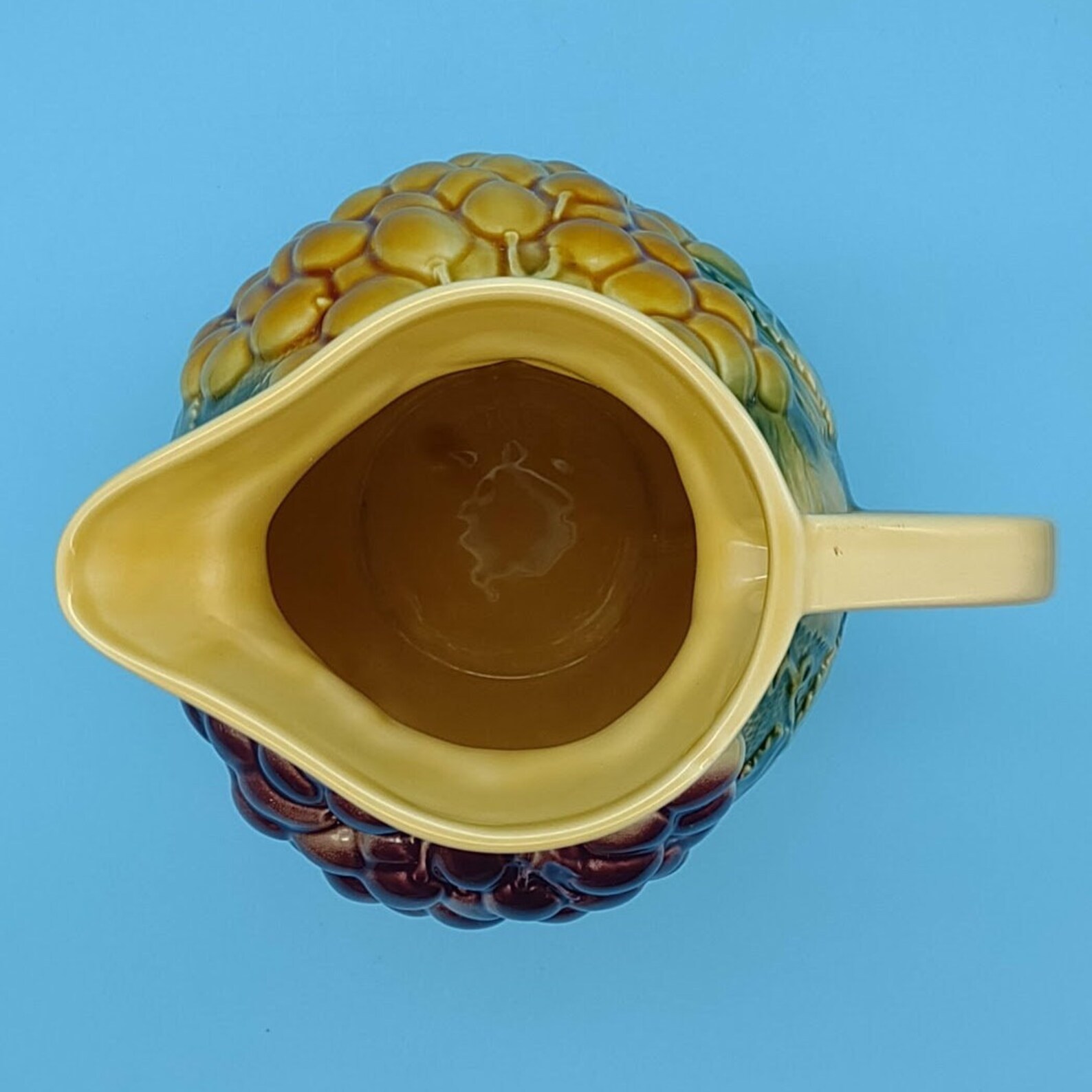 Vintage Ancora Italy Majolica Ceramic Hand Painted Grapes Pitcher - Etsy