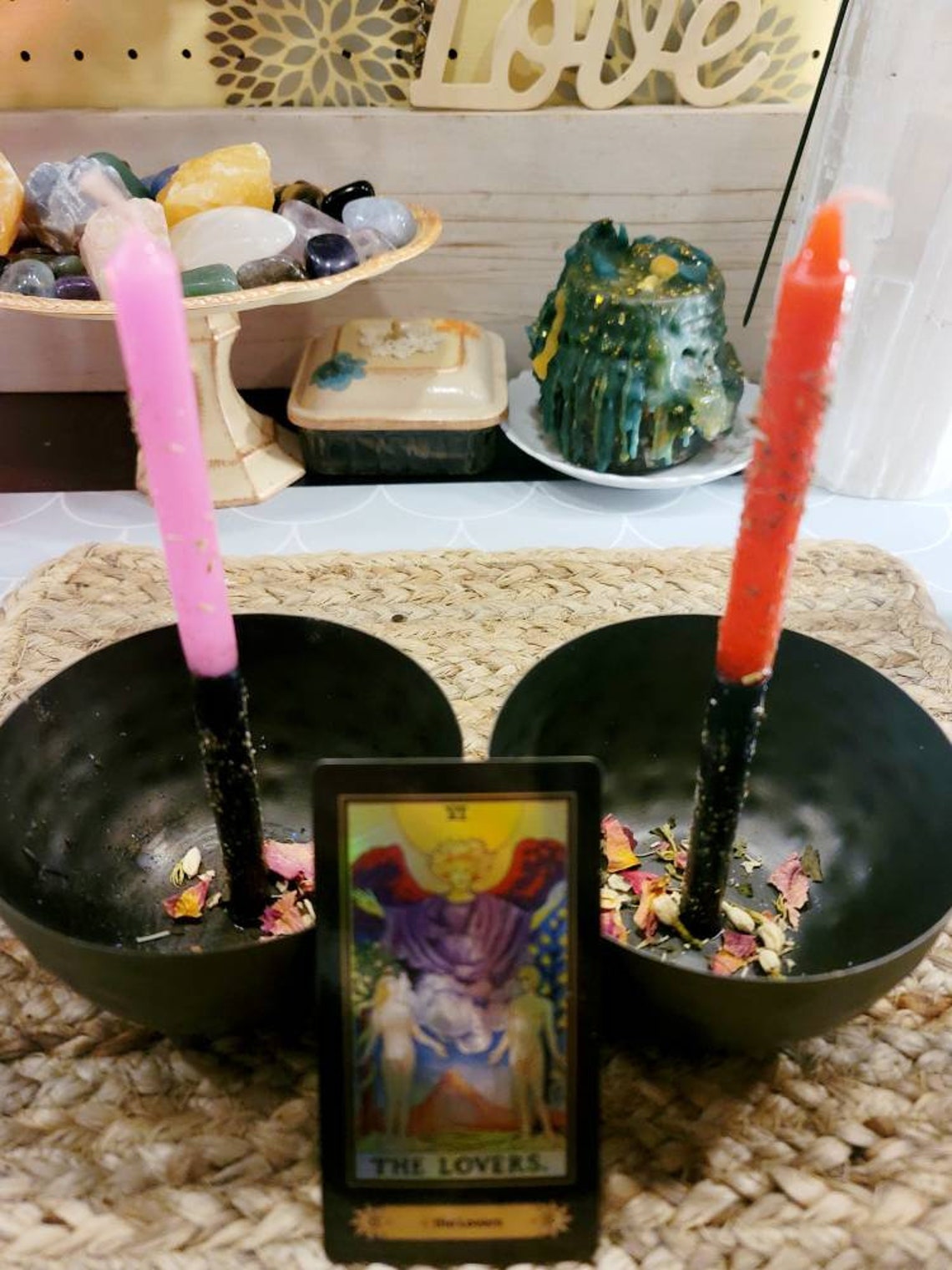 Love Uncrossing Candle-intended to Remove Any - Etsy