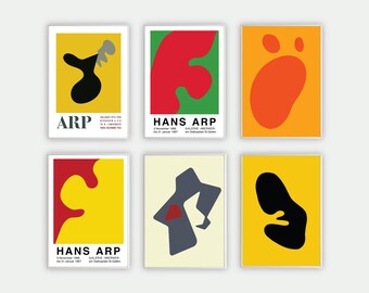 Hans Arp Poster - Etsy UK