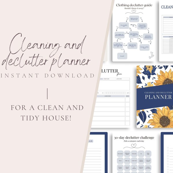 Declutter Planner - Etsy