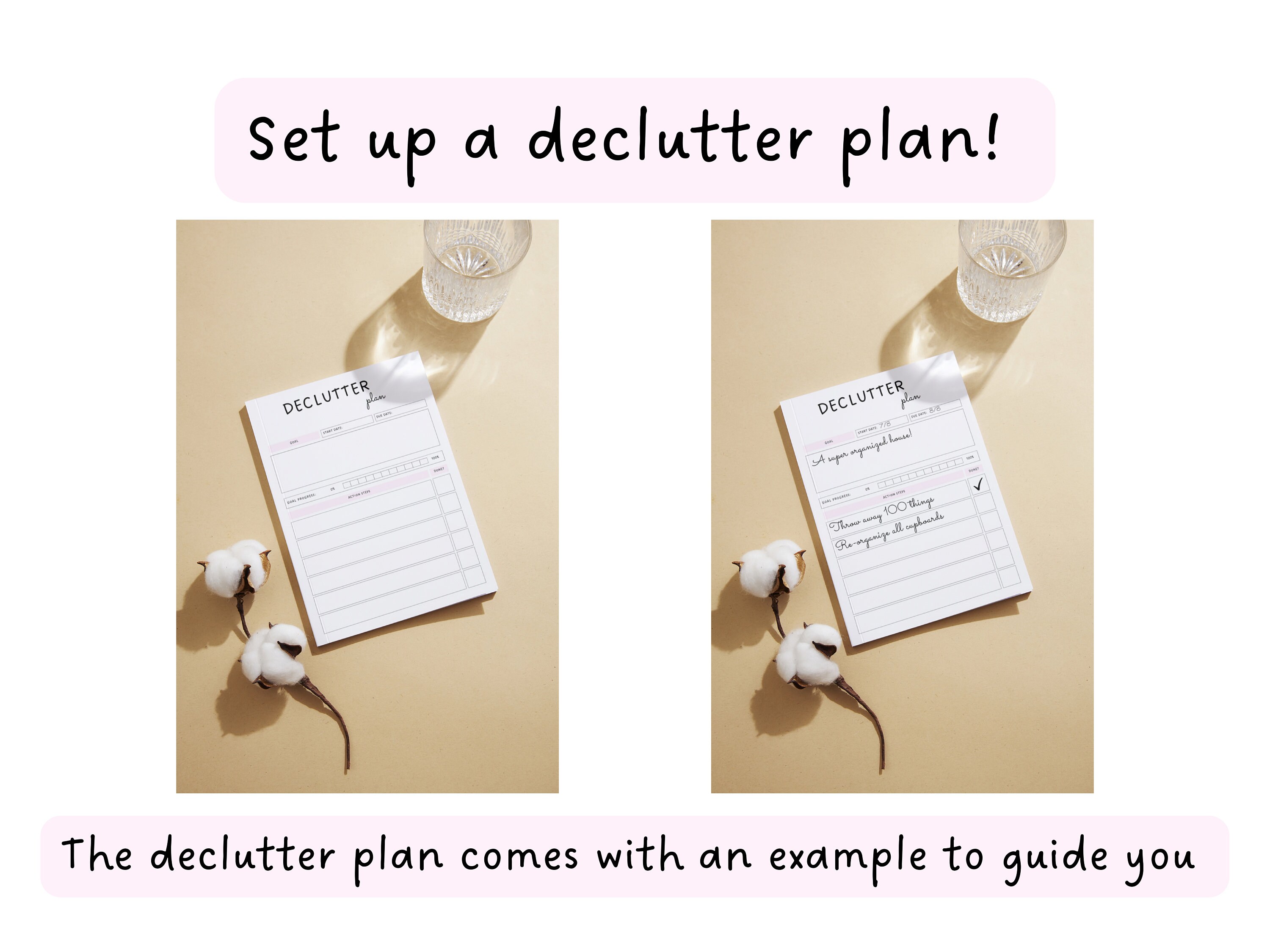 Cleaning and Declutter Bundle Template Organize Planner Clean and ...