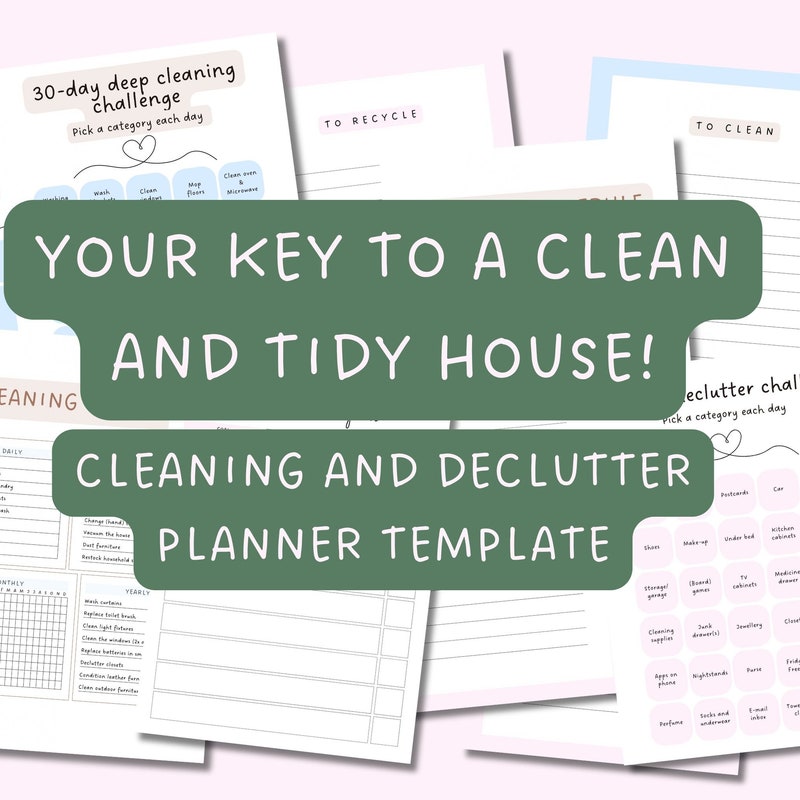 Declutter Planner - Etsy
