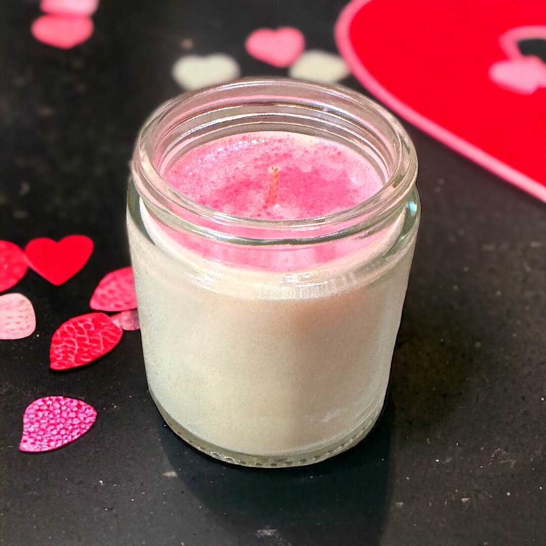 Color Changing Love Hearts Soy Candle Valentines Day Gift Starflower ...