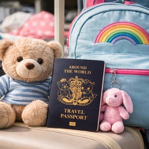 Personalised Toy Passport: Custom Photo & Birth Details - Etsy