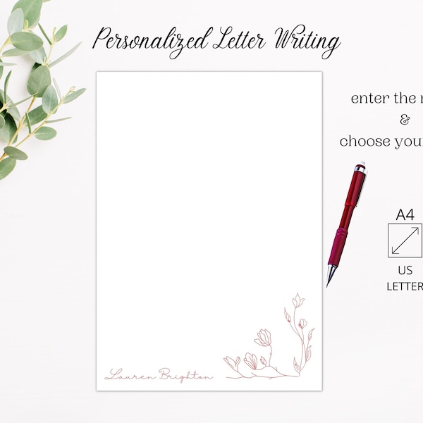 Letter Writing - Etsy