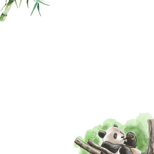 JW Letter Writing Paper Panda Theme Digital Download - Etsy