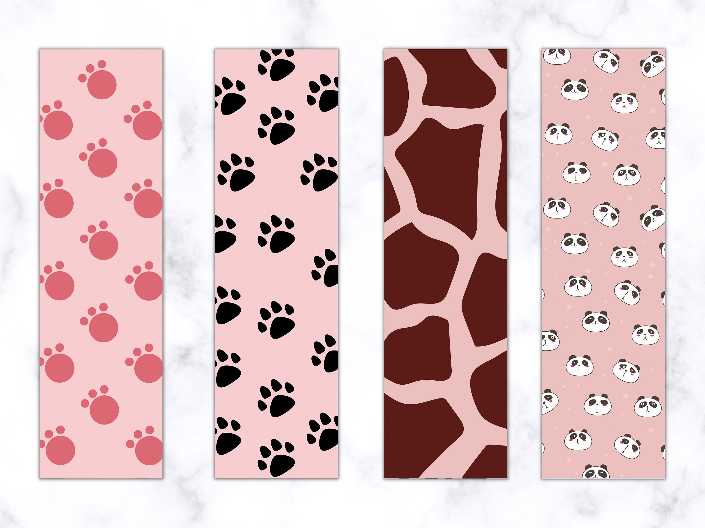 Printable Animals Bookmarks Template, Kids Bookmarks, Gift for ...