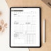 Monthly Budget, Financial Planner, A4, US Letter, HP Classic Size ...
