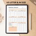 Monthly Budget, Digital Financial Planner, Printable PDF, Goodnotes ...