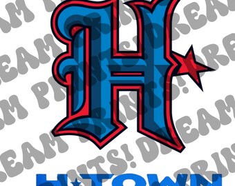 H-town Logo PNG, Houston Texans PNG, H-town Logo DTF, Houston Texans ...