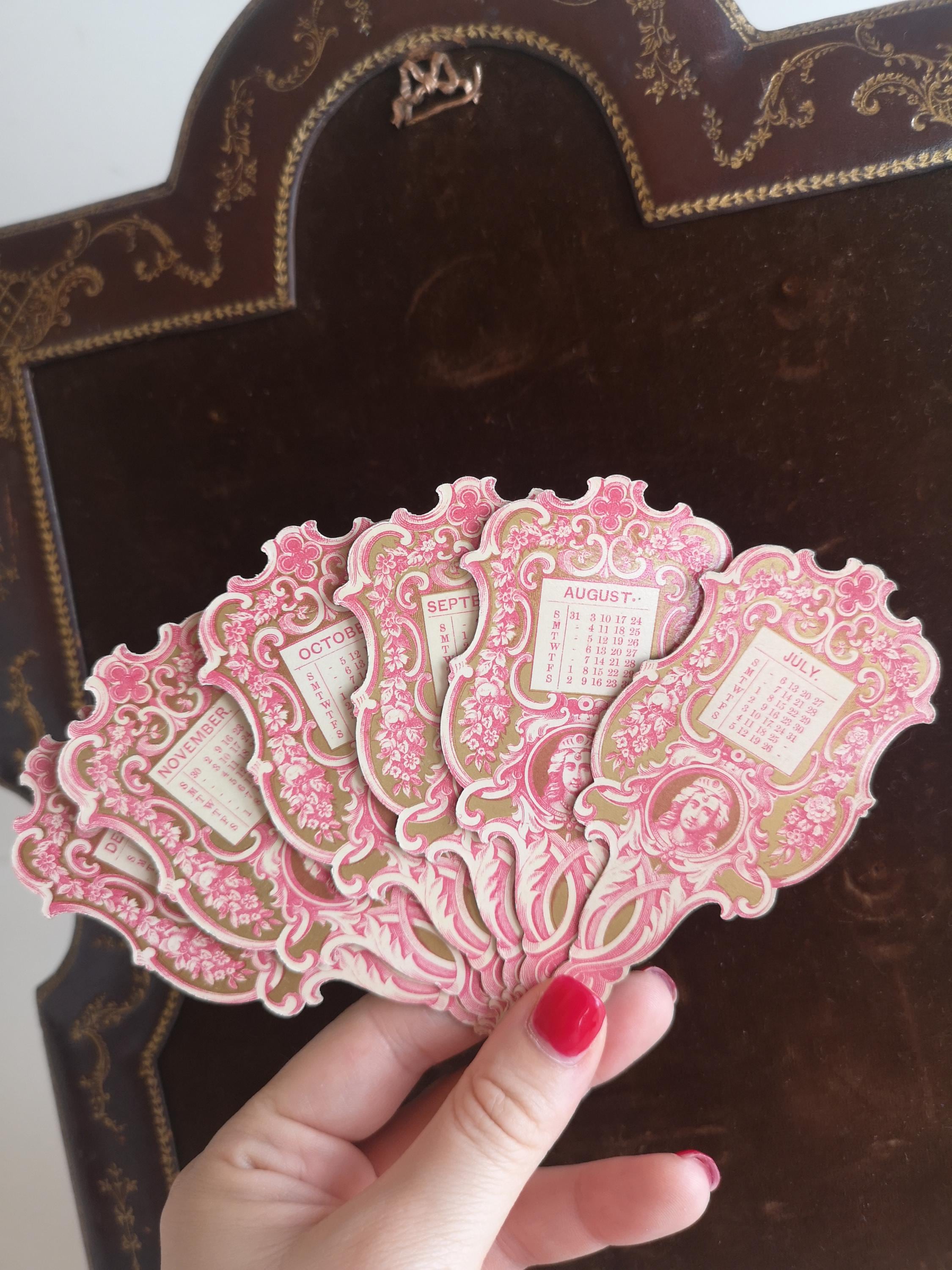 Antique Victorian Calendar From the Year 1873 - Etsy