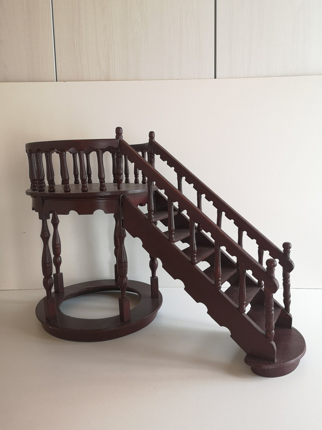 Vintage Wooden Stairs Model - Etsy