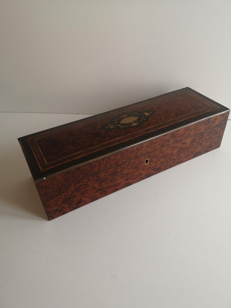 Antique Mid-19th Century French Napoleon III Style Jewelry Box Made of ...