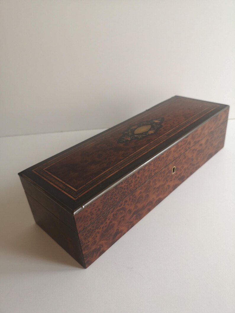 Antique Mid-19th Century French Napoleon III Style Jewelry Box Made of ...
