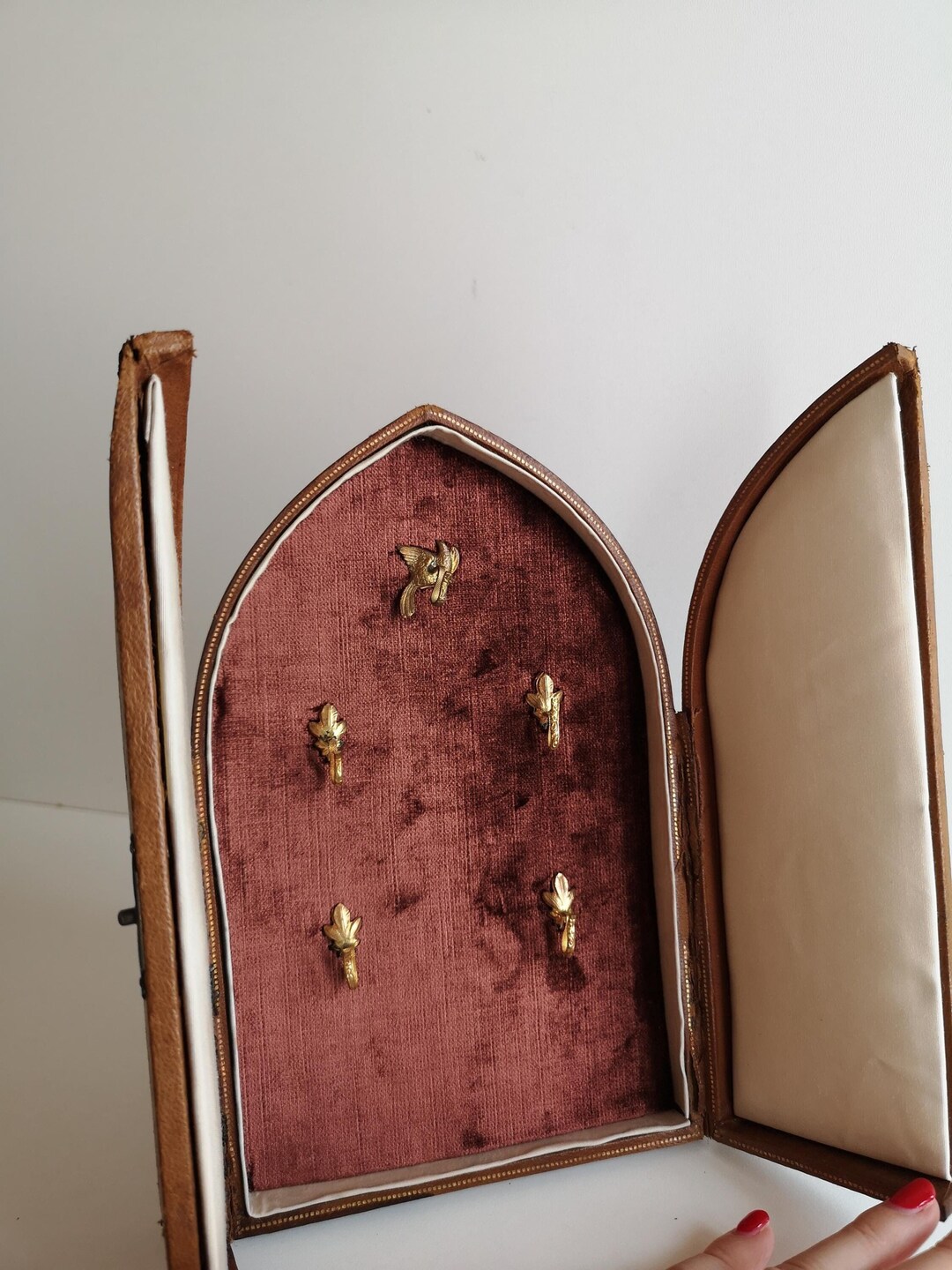 Antique Converted Double Door Pendant Box - Etsy