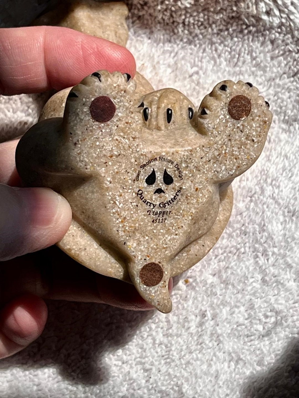 Quarry Critters Trapper the Turtle Figurine 2002 Second Nature - Etsy