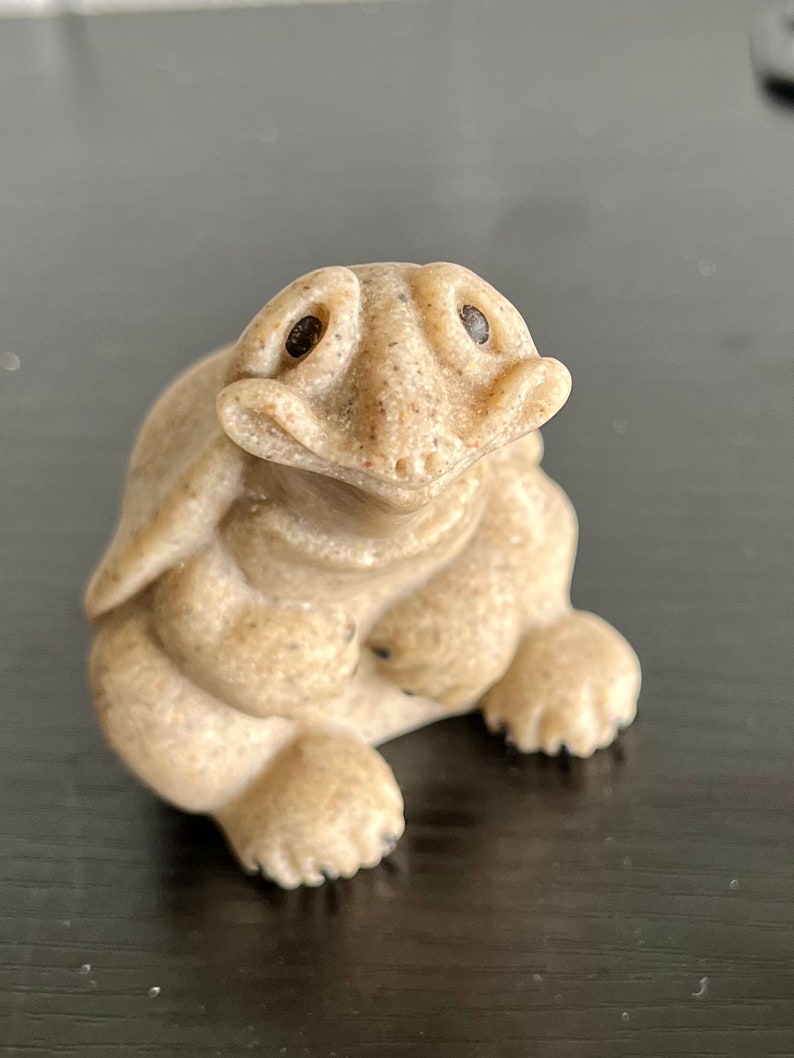 Quarry Critters Trapper the Turtle Figurine 2002 Second Nature - Etsy