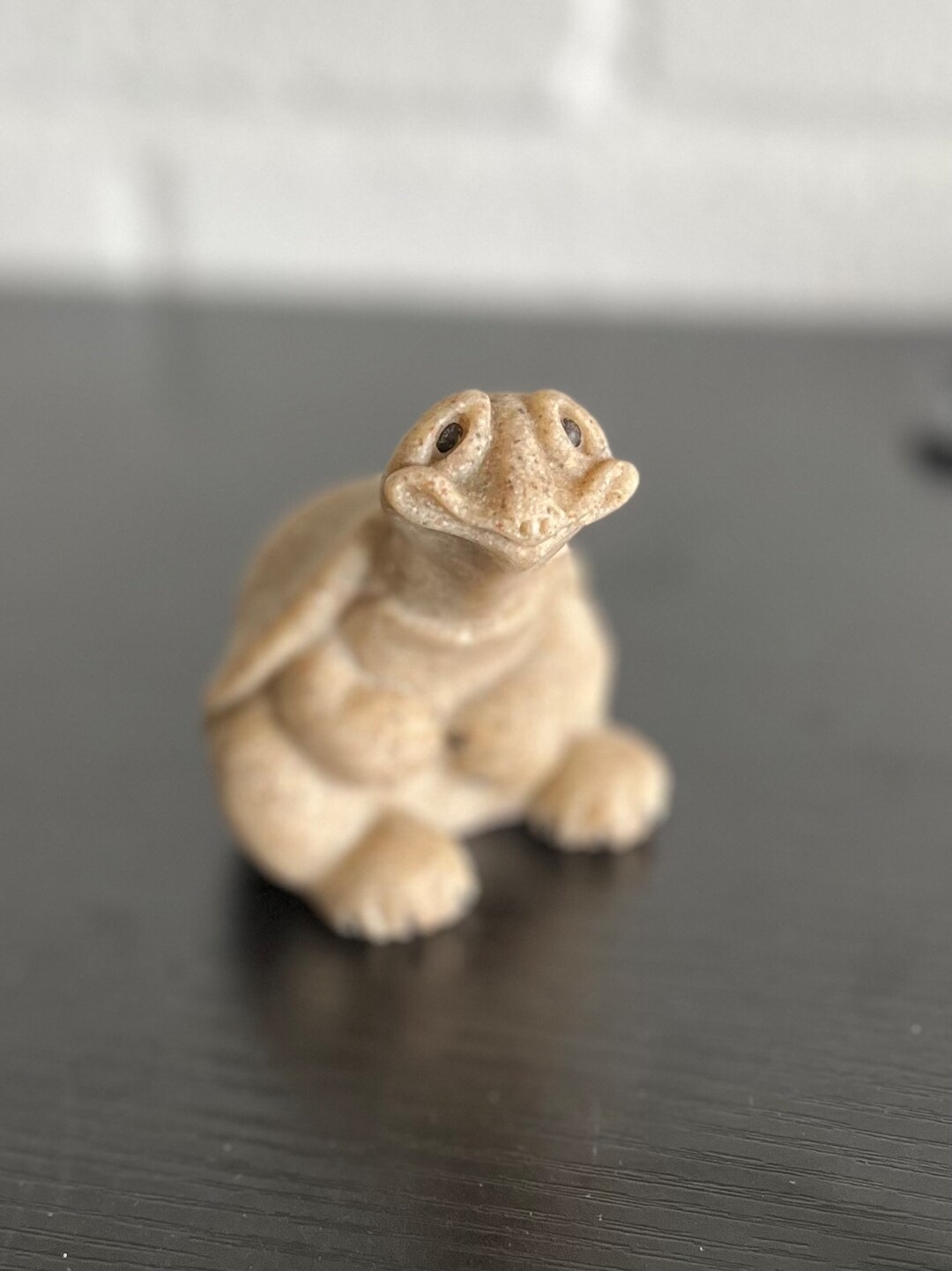 Quarry Critters Trapper the Turtle Figurine 2002 Second Nature - Etsy