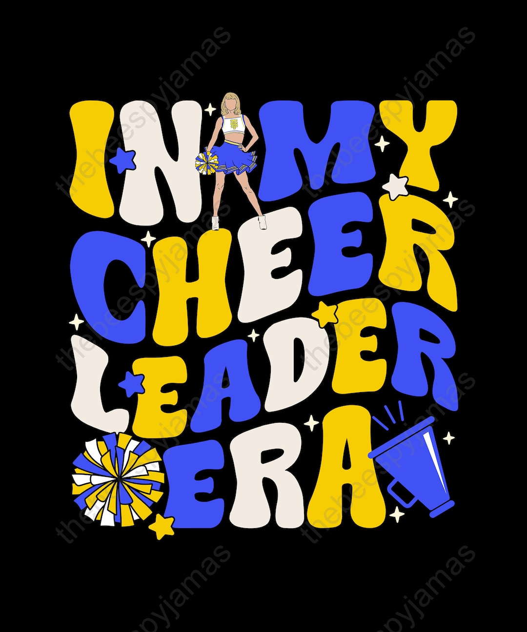 In My Cheer Era Png, in My Cheerleader Era, Cheerleader Png ...