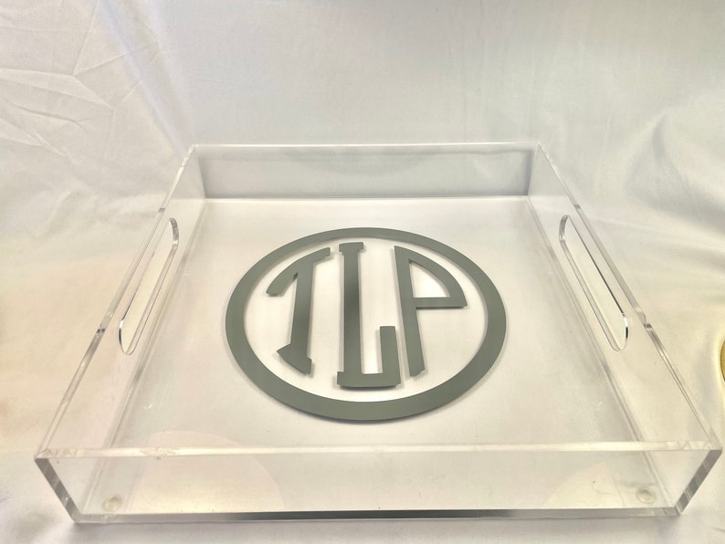 Personalized Acrylic Tray With Customizable Options of Size, Logo ...