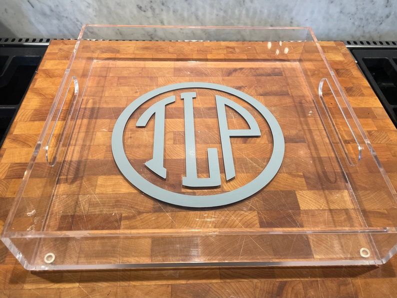 Personalized Acrylic Tray With Customizable Options of Size - Etsy