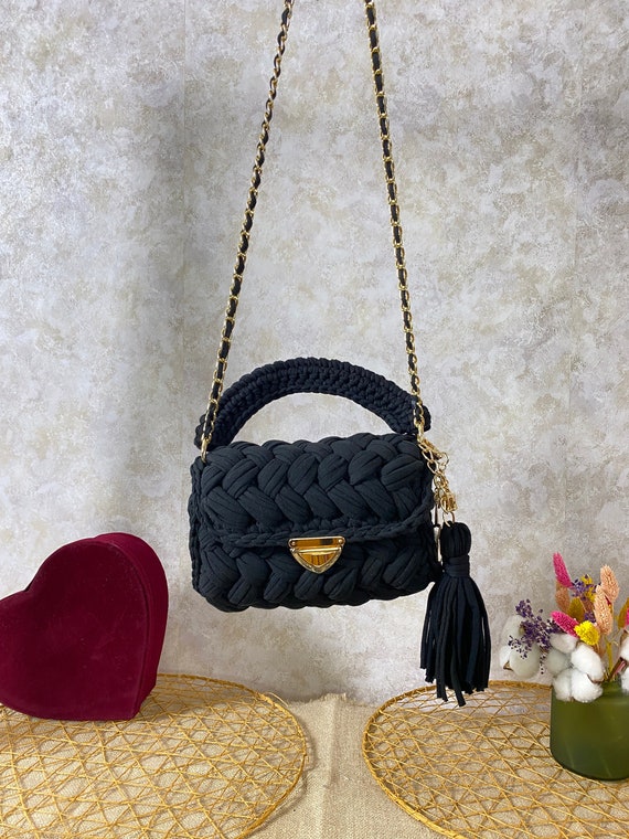 Capri Bag Luxury Bag Crochet Design Bag Woman Purse Hand | Etsy