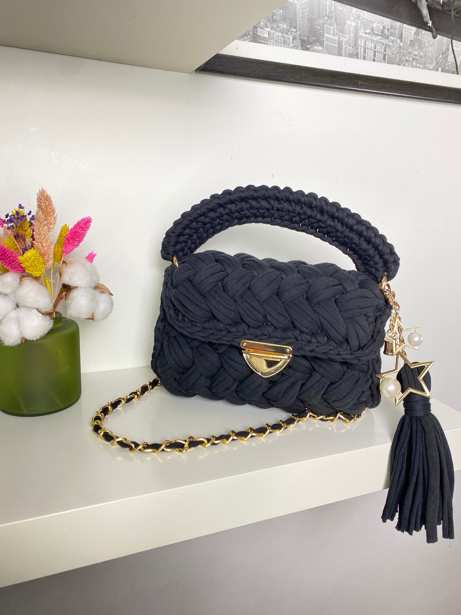 Capri Bag Luxury Bag Crochet Design Bag Woman Purse Hand | Etsy