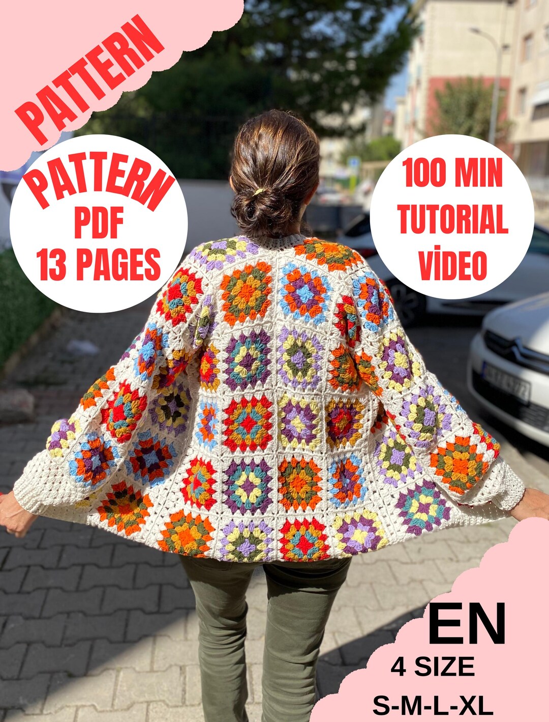 Crochet White Sweater Pattern, Do It Yourself Sweater, Woman Sweater ...
