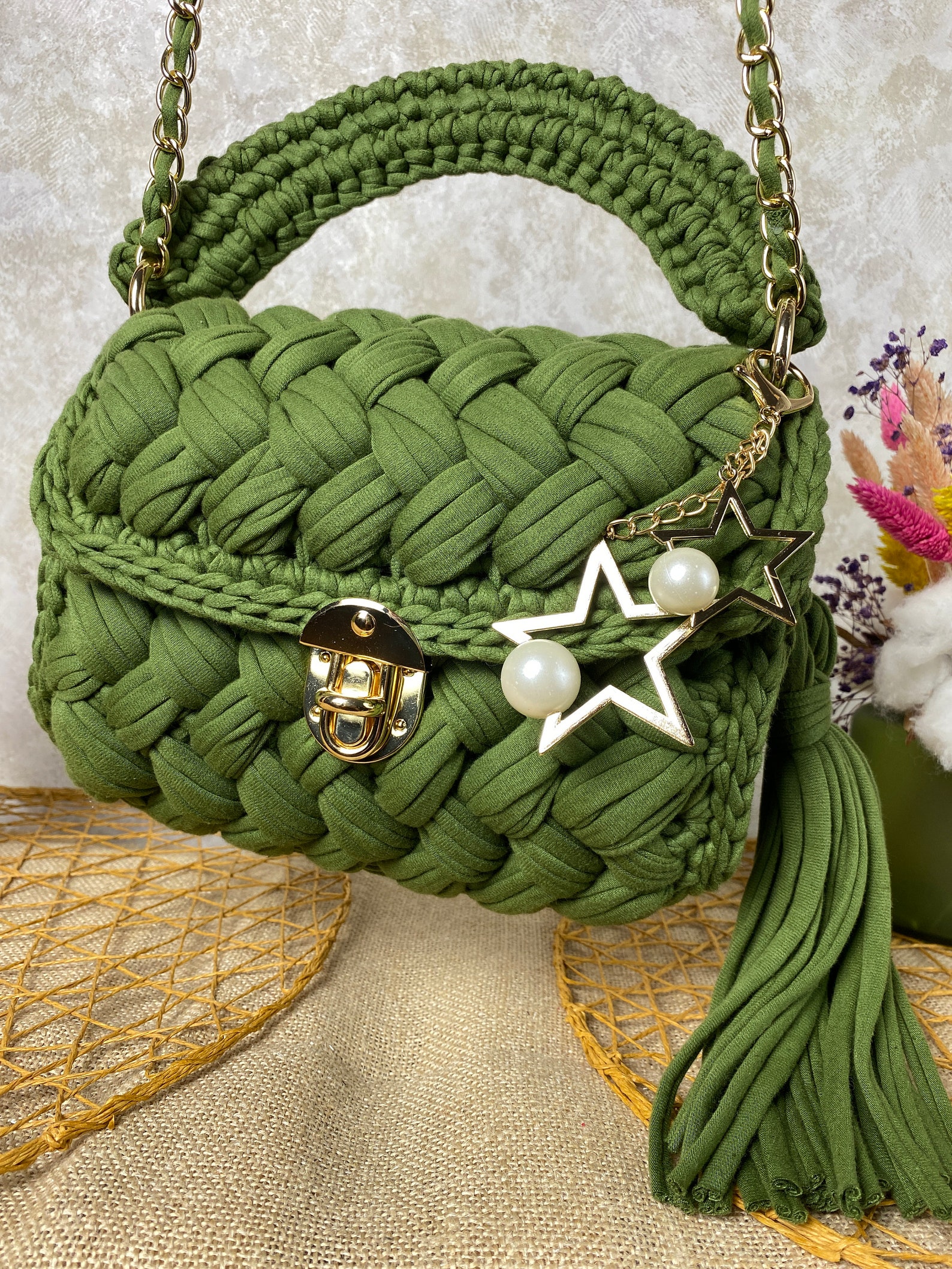 Capri Bag Luxury Bag Crochet Design Bag Woman Purse Hand - Etsy