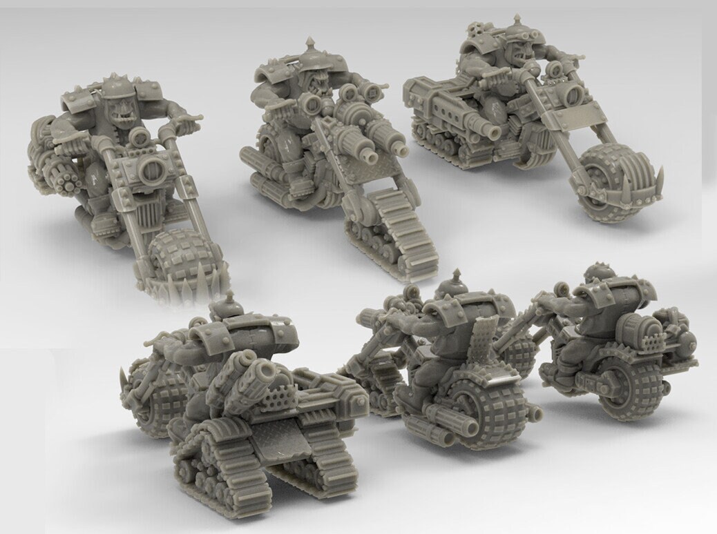 Boss Hawg Biker Set of 3 Pop Use for Space Orks Alternative - Etsy