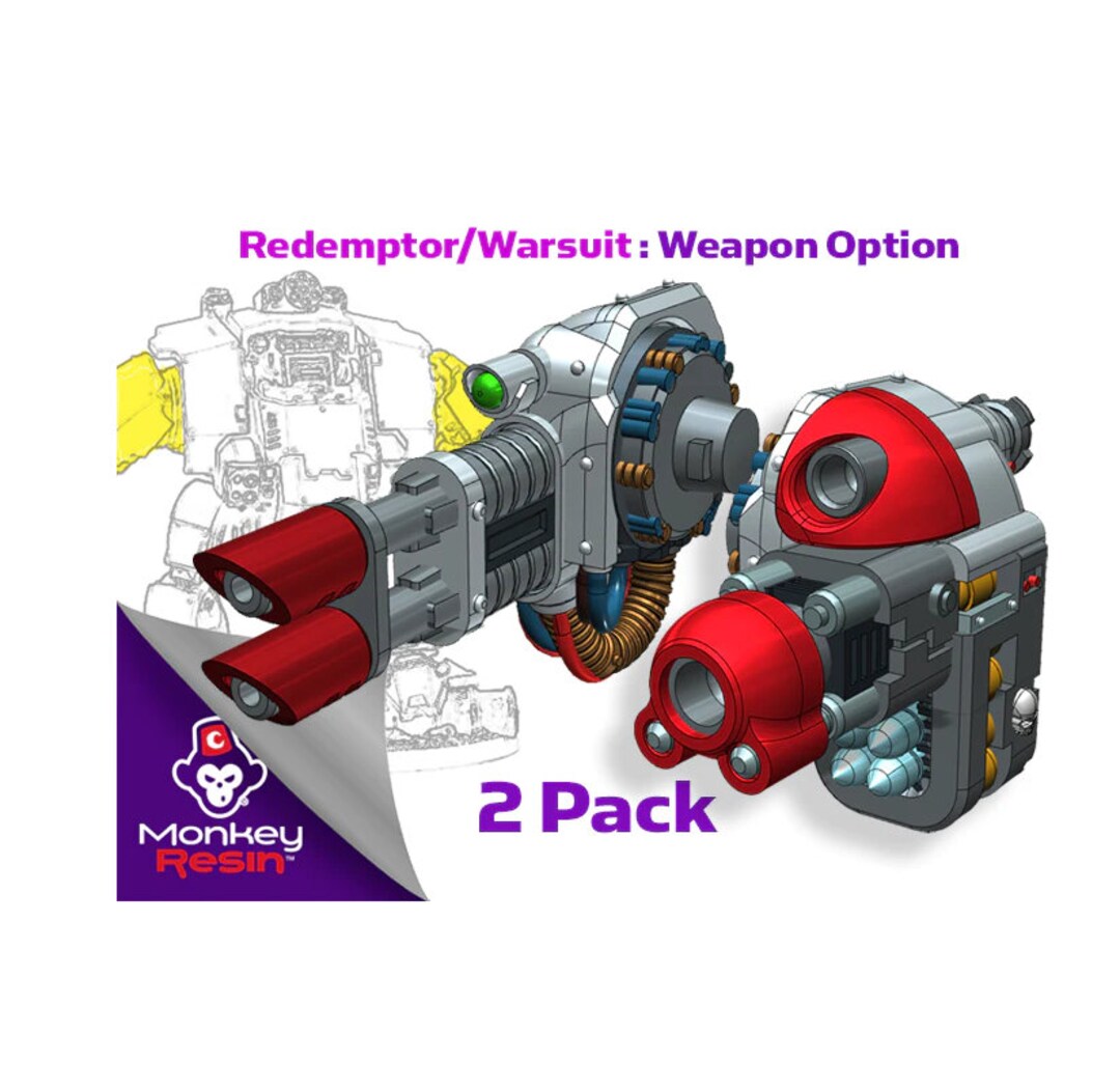 Atlas Redemptor V2 Weapon Conversion Bits Use for Dreadnought ...