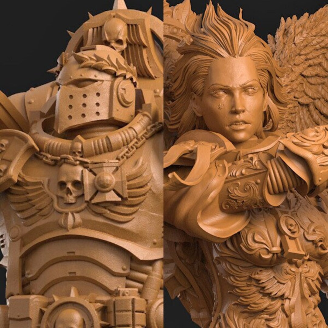 Crusader, Archangel, & Bundles 3dartguy Use for Space Warriors Multi ...