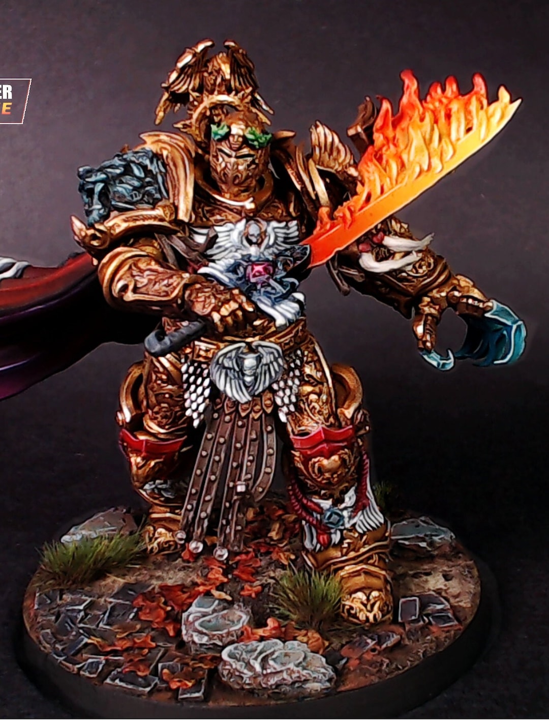 Ruler Miniature 3dartguy Use for Sci-fi Emperor Space Warriors Gaming ...