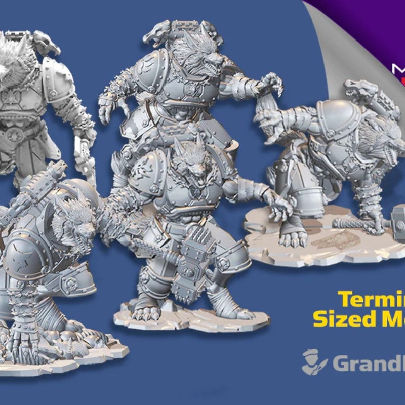 Space Wolf Stl - Etsy