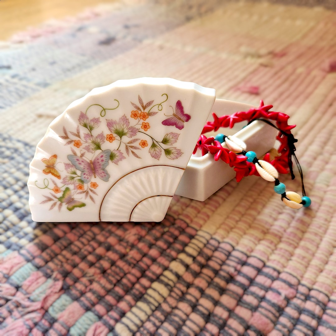 Vintage Porcelain Butterfly Dish - Etsy