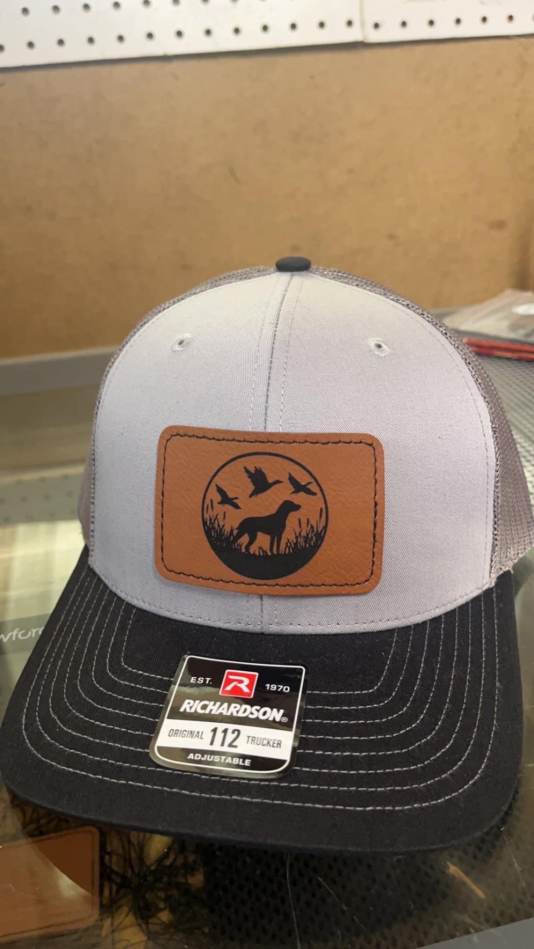 Custom Richardson Hat With Leather Engraved Patch - Etsy