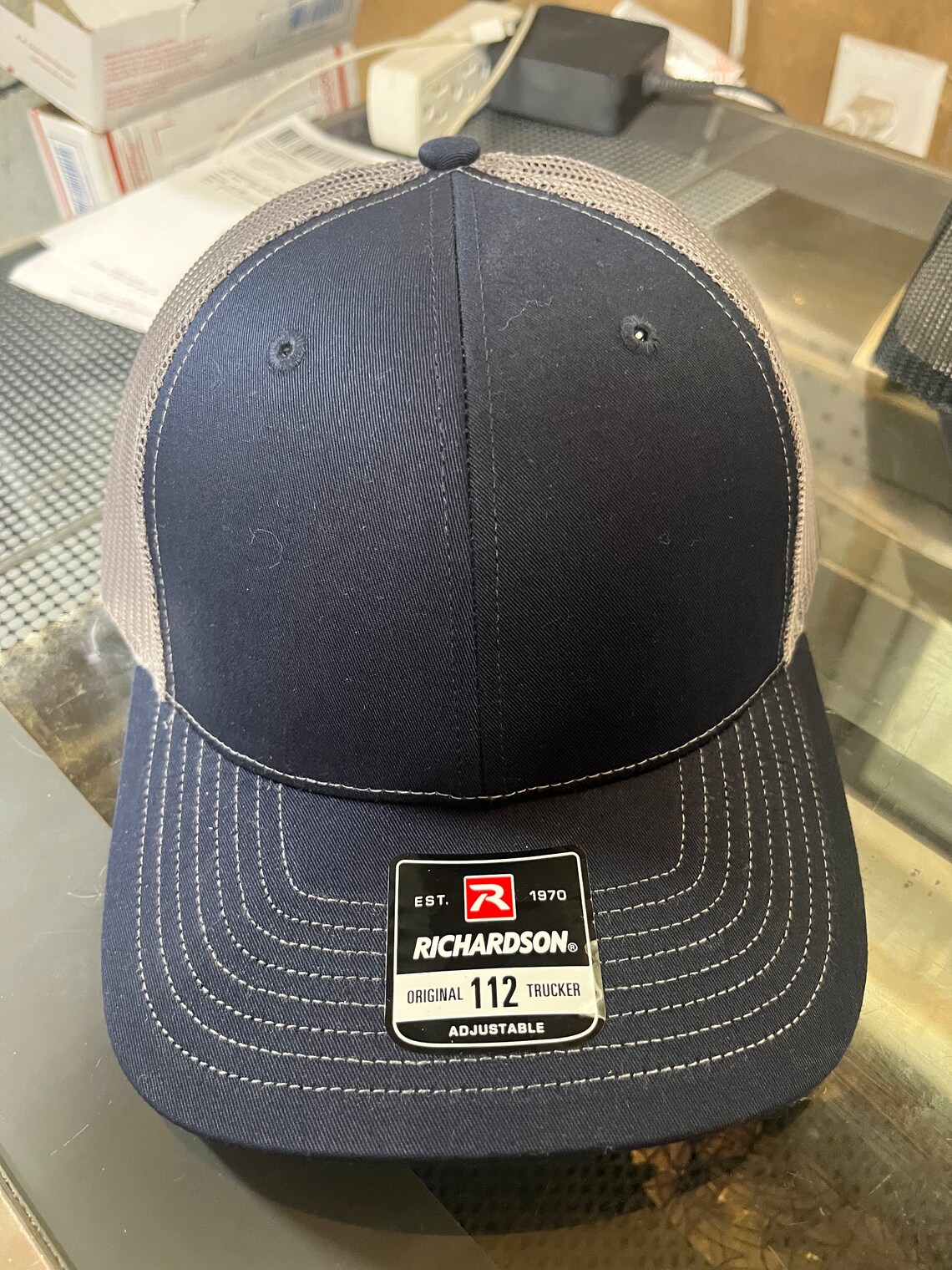 Custom Richardson Hat With Leather Engraved Patch - Etsy