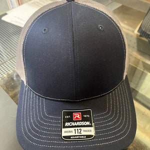 Custom Richardson Hat With Leather Engraved Patch - Etsy