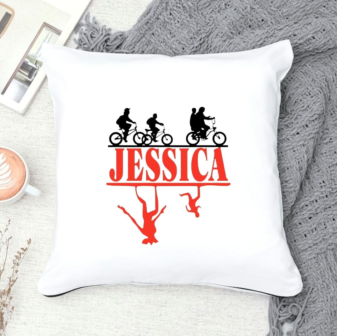 Personalized Stranger Things Pillow Cover: Soft Cotton Cushion (45x45cm ...