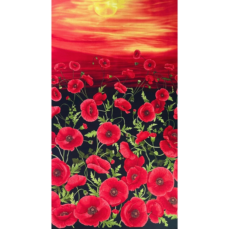 Poppy Fabric - Etsy Canada
