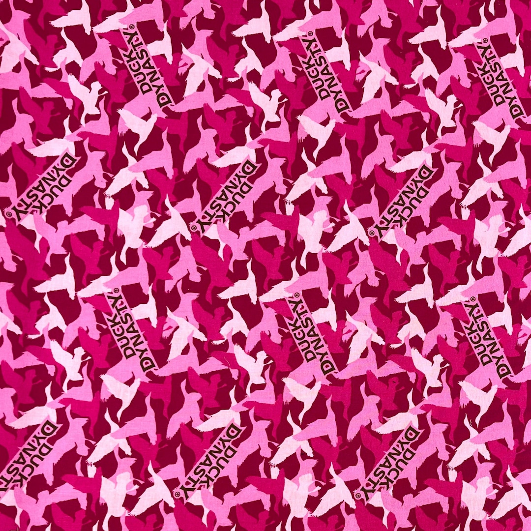 Duck Dynasty, Pink Duck Cotton, Quilting Fabric Duck Camo Cp48870pink ...