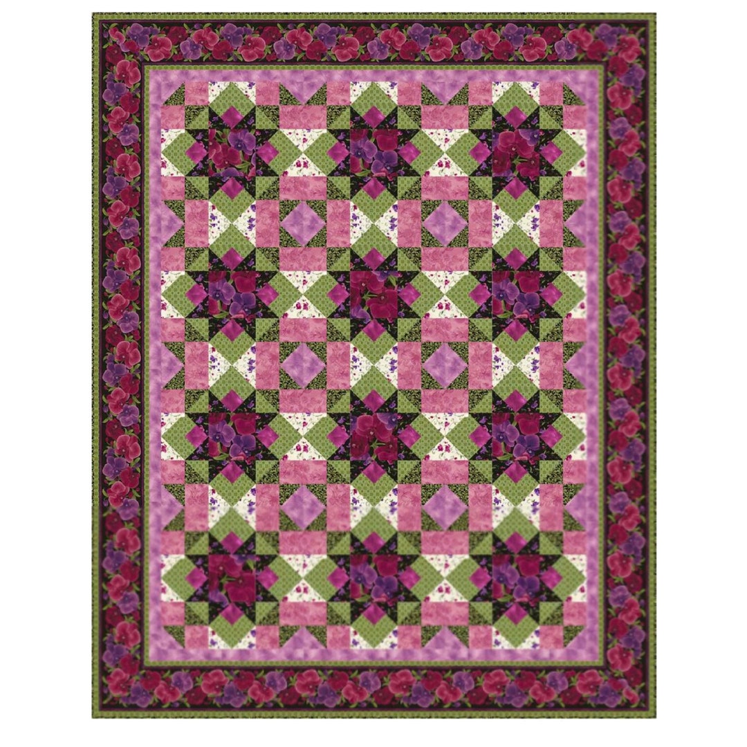 Orchid Fabric Kit by Chong-a Hwang - Quilt Kit With Pattern | Timeless ...