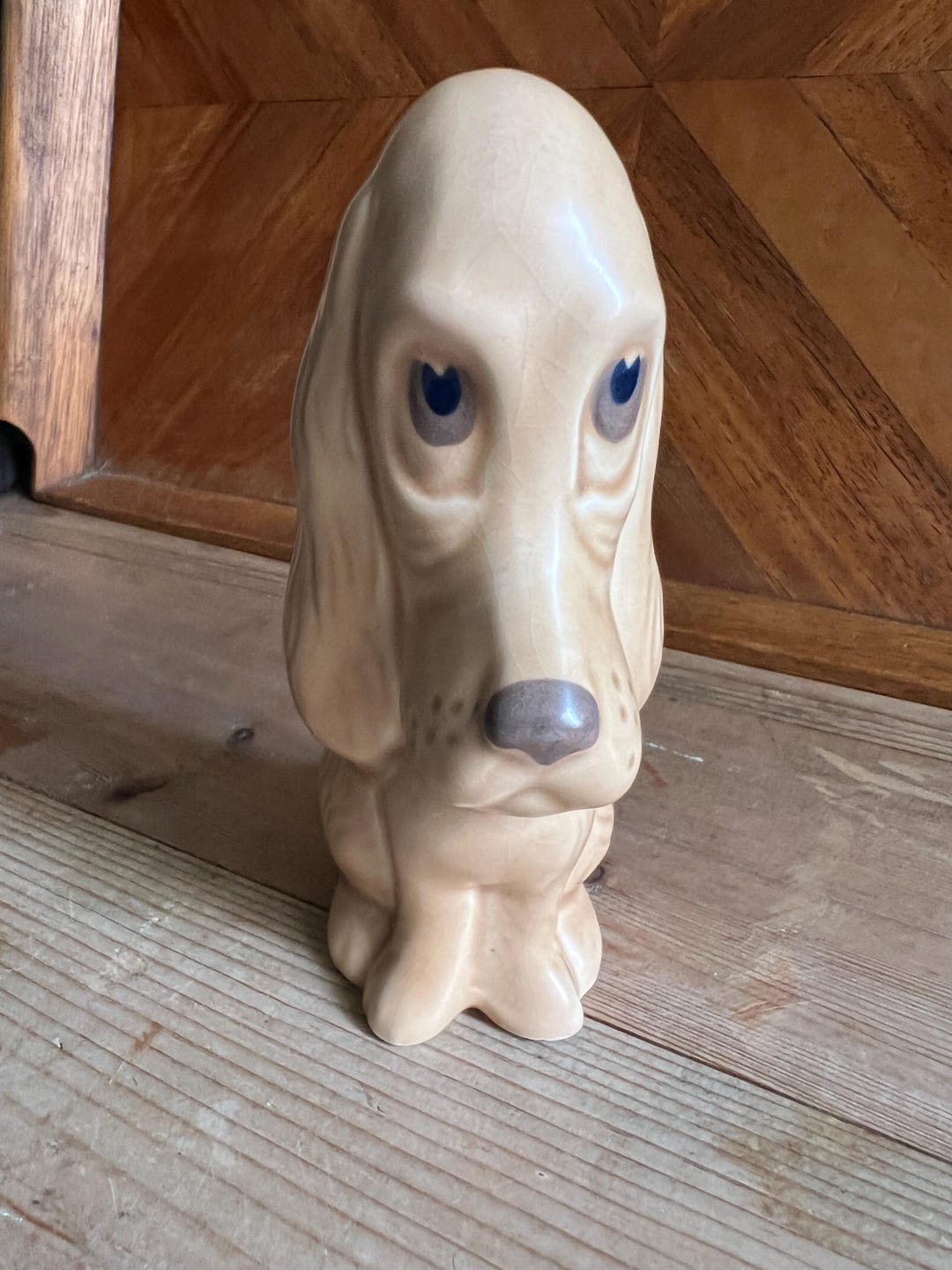 Sylvac Sad Sam Hound Dog Figurine. Quirky Ceramic Collectible Puppy Dog ...