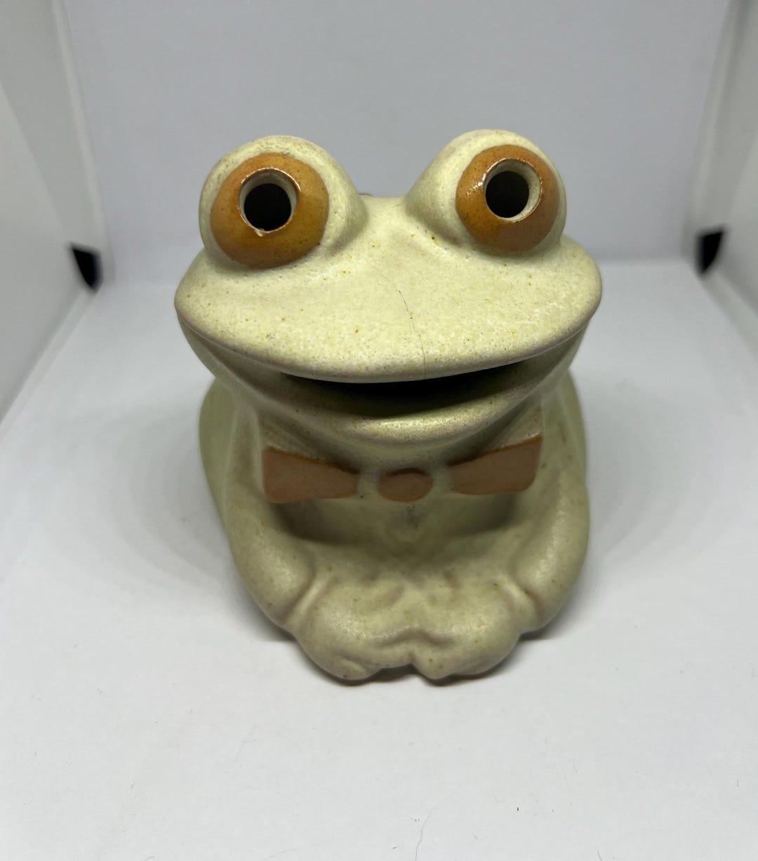 Vintage Frog Money Box Quirky Stoneware Toad Shelf Concept Decorative ...