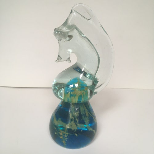 Vintage Mdina Glass Paperweight star in the Sky - Etsy