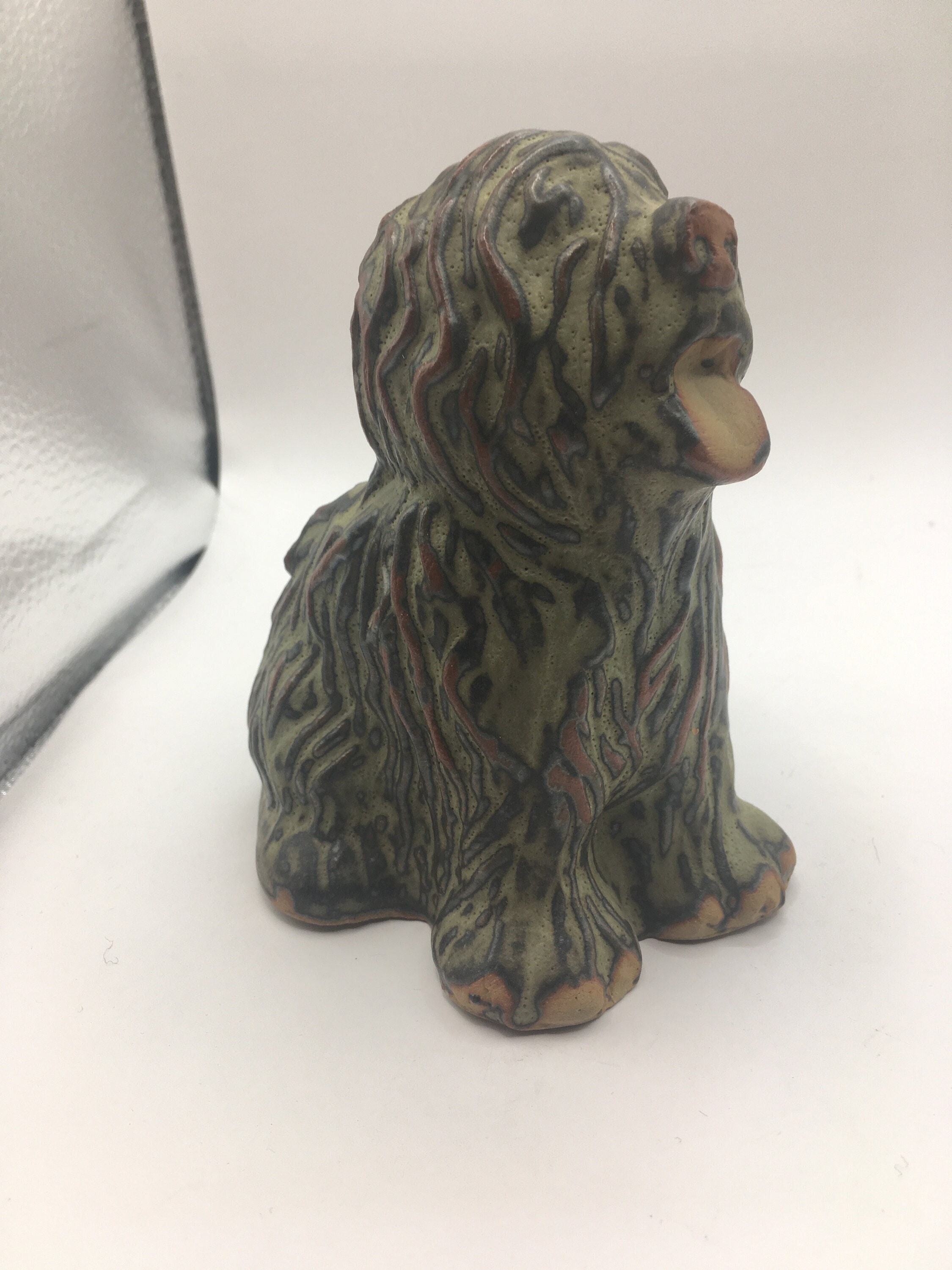 Vintage Tremar Pottery Old English Sheepdog Money Bank. Tongue Out ...